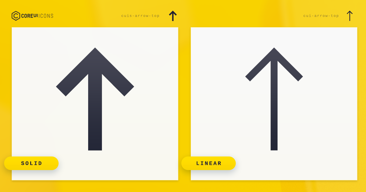 Arrow Top Icon · Linear · Coreui Icons · Svg Javascript Typescript And Webfont 3847
