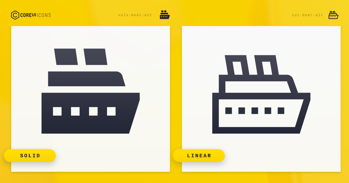 Boat Alt Icon · Linear · CoreUI Icons · SVG, JavaScript, TypeScript ... Boat Alt Icon · Linear · CoreUI Icons · SVG, JavaScript, TypeScript ...