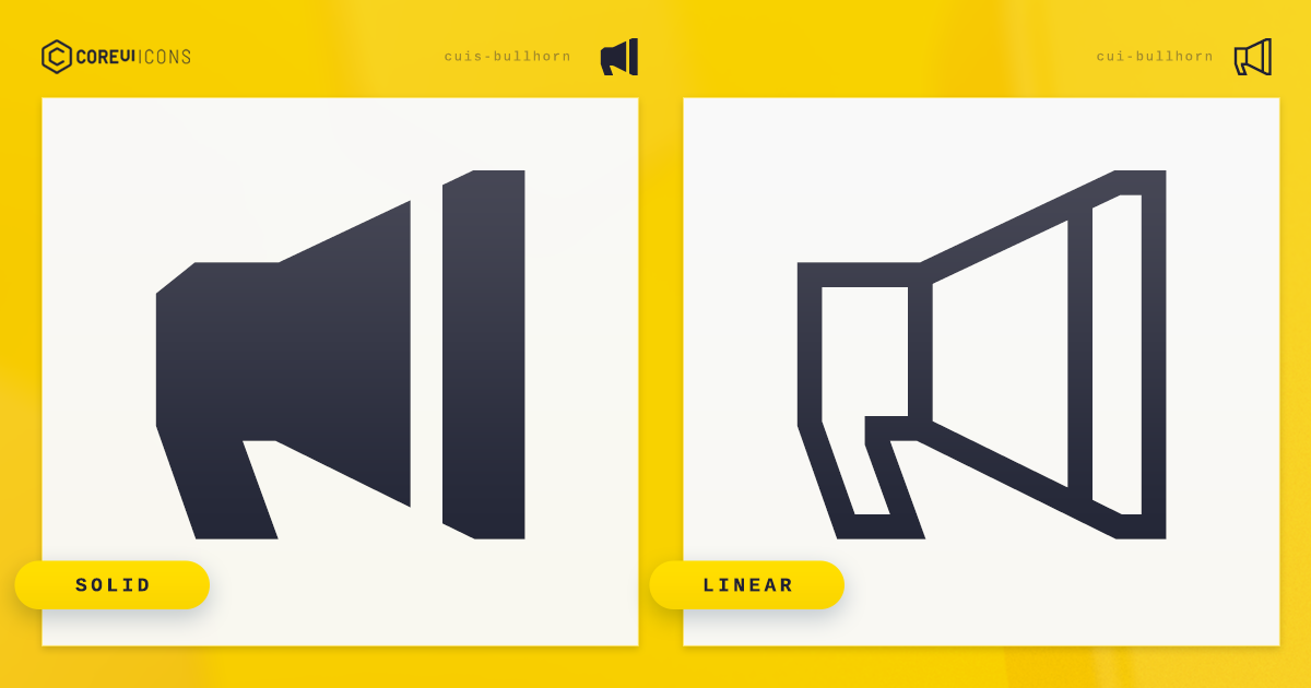 Bullhorn Icon · Linear · CoreUI Icons · SVG, JavaScript, TypeScript ... Bullhorn Icon · Linear · CoreUI Icons · SVG, JavaScript, TypeScript ...