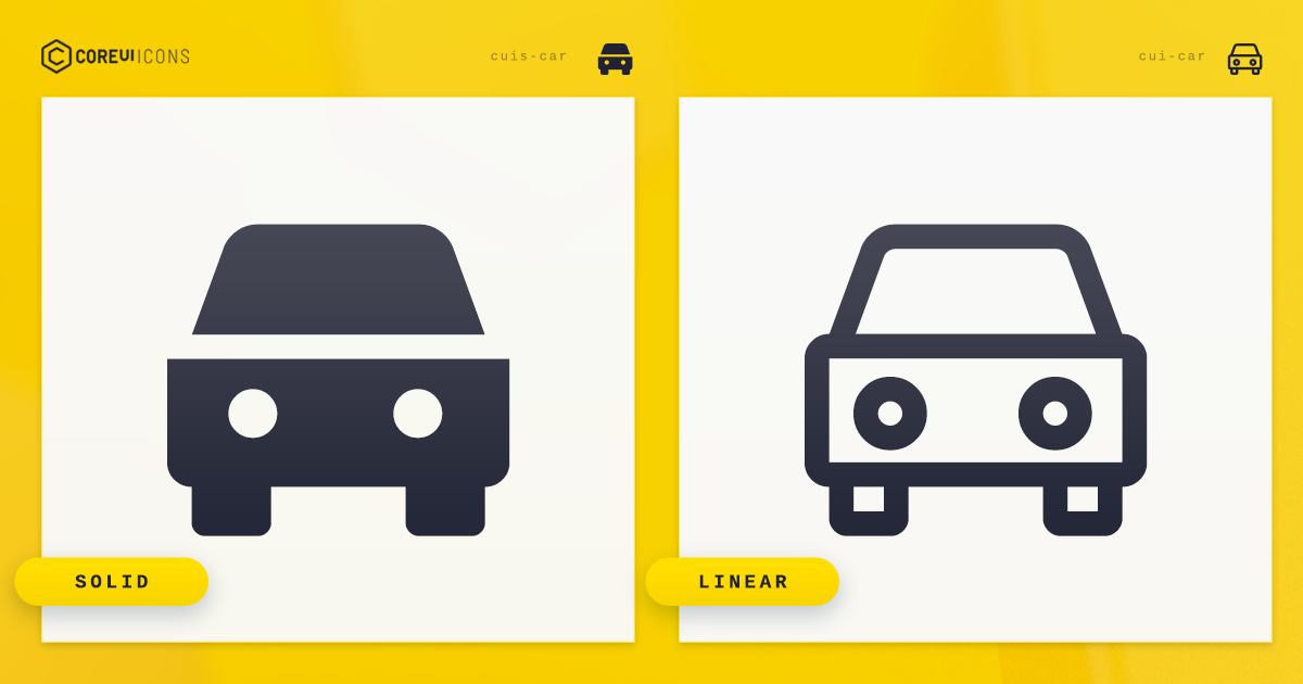 Car Icon · Linear · CoreUI Icons · SVG, JavaScript, TypeScript & Webfont Car Icon · Linear · CoreUI Icons · SVG, JavaScript, TypeScript & Webfont