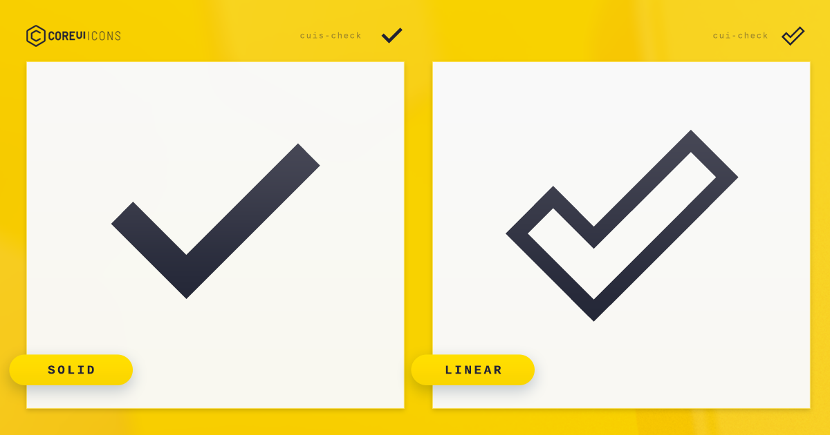 Check Icon · Linear · Coreui Icons · Svg Javascript Typescript And Webfont 3824