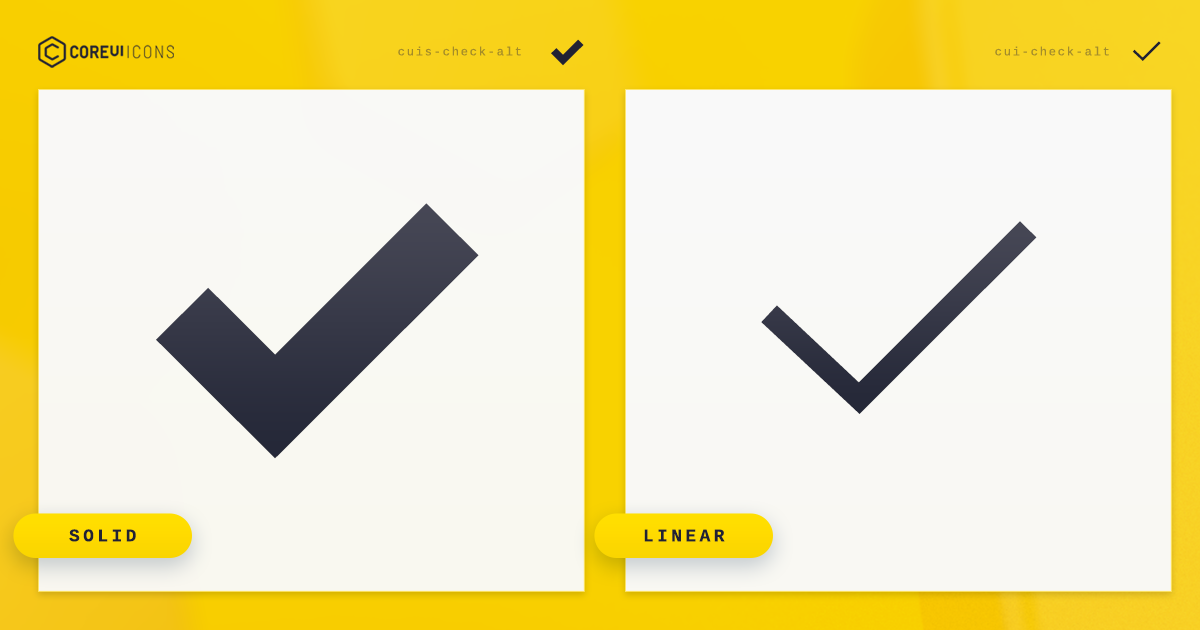 Check Alt Icon · Linear · CoreUI Icons · SVG, JavaScript, TypeScript ... Check Alt Icon · Linear · CoreUI Icons · SVG, JavaScript, TypeScript ...