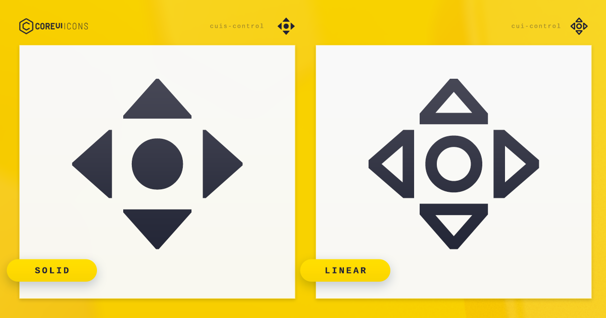 Control Icon · Solid · Coreui Icons · Svg Javascript Typescript And Webfont