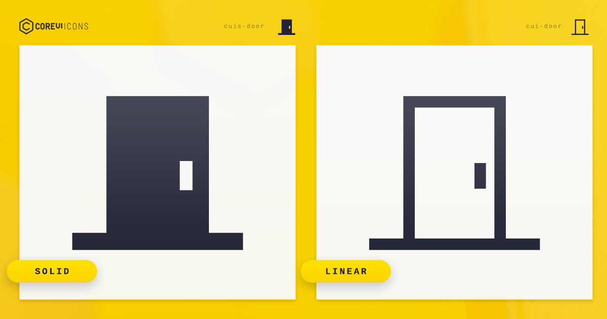 Door Icon · Linear · CoreUI Icons · SVG, JavaScript, TypeScript & Webfont Door Icon · Linear · CoreUI Icons · SVG, JavaScript, TypeScript & Webfont