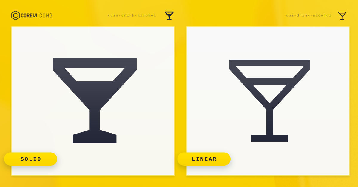 Drink Alcohol Icon · Solid · Coreui Icons · Svg Javascript Typescript And Webfont