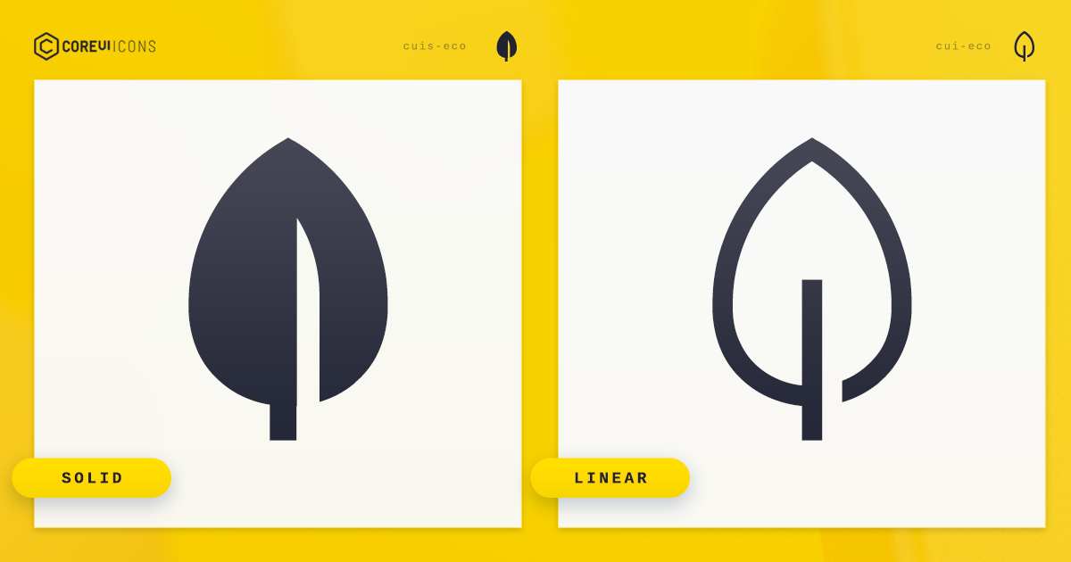 Eco Icon · Solid · Coreui Icons · Svg Javascript Typescript And Webfont 