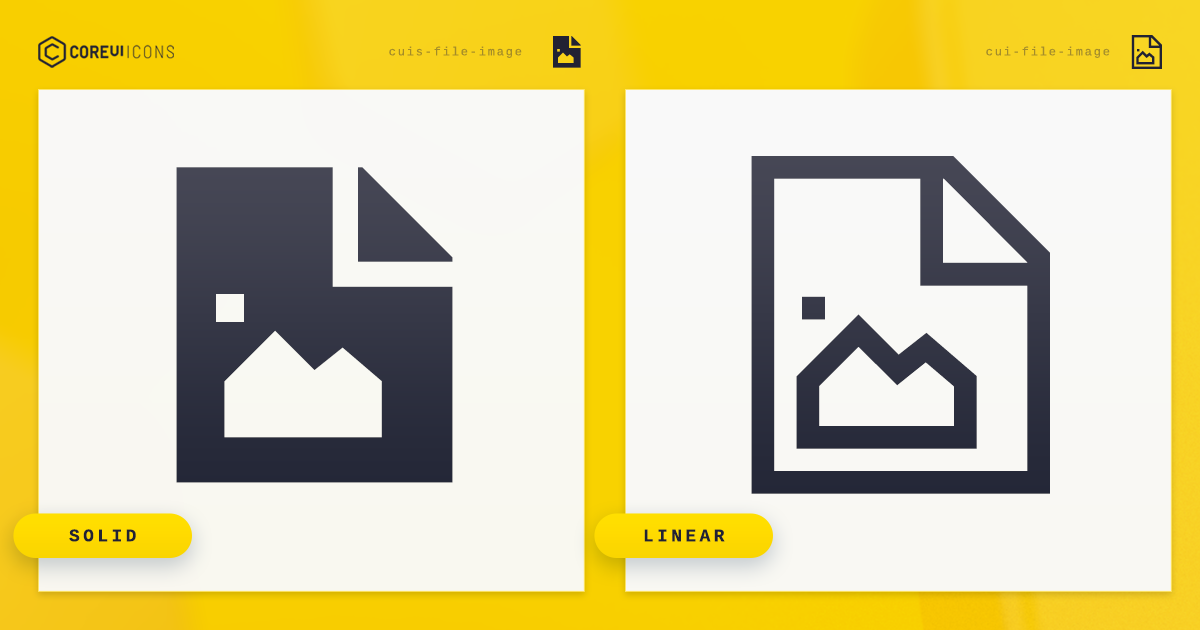 File Image Icon · Linear · Coreui Icons · Svg Javascript Typescript And Webfont