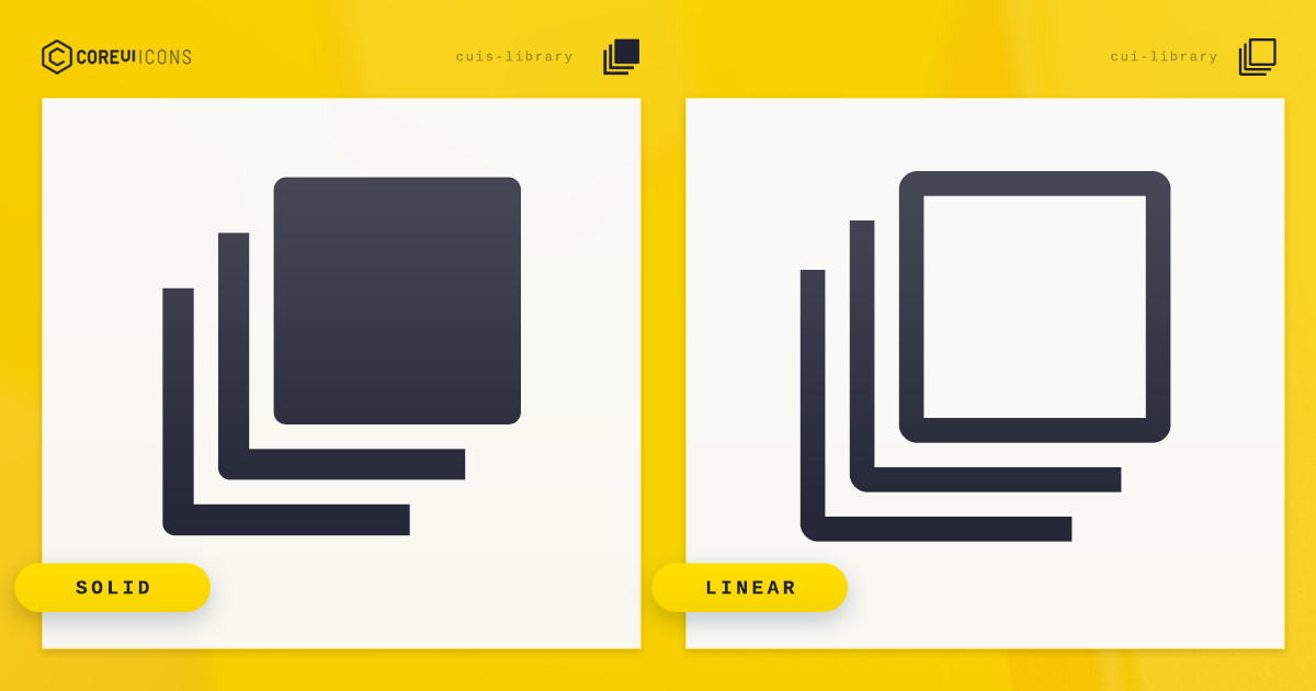 Library Icon · Linear · Coreui Icons · Svg Javascript Typescript And Webfont