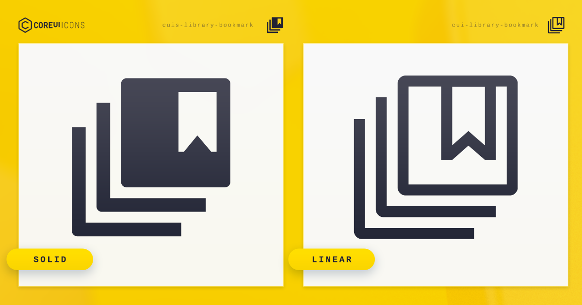 Library Bookmark Icon · Linear · CoreUI Icons · SVG, JavaScript ... Library Bookmark Icon · Linear · CoreUI Icons · SVG, JavaScript ...