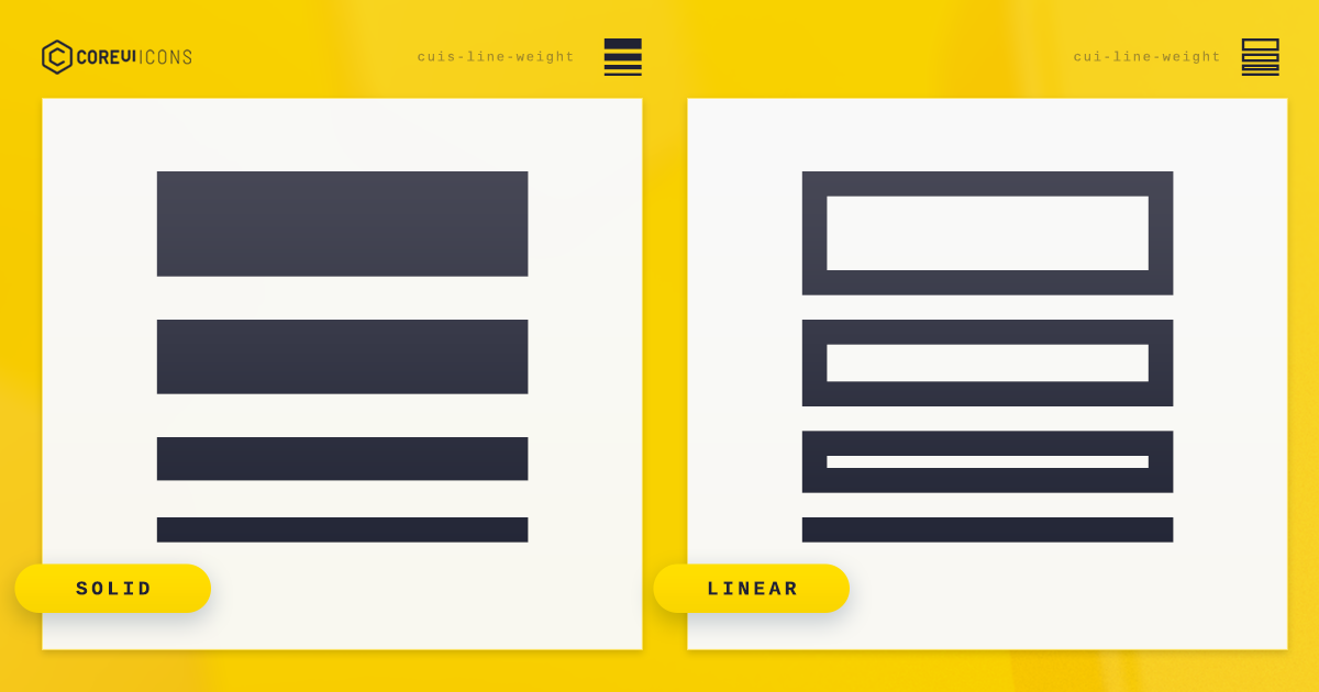 Line Weight Icon · Linear · Coreui Icons · Svg Javascript Typescript And Webfont
