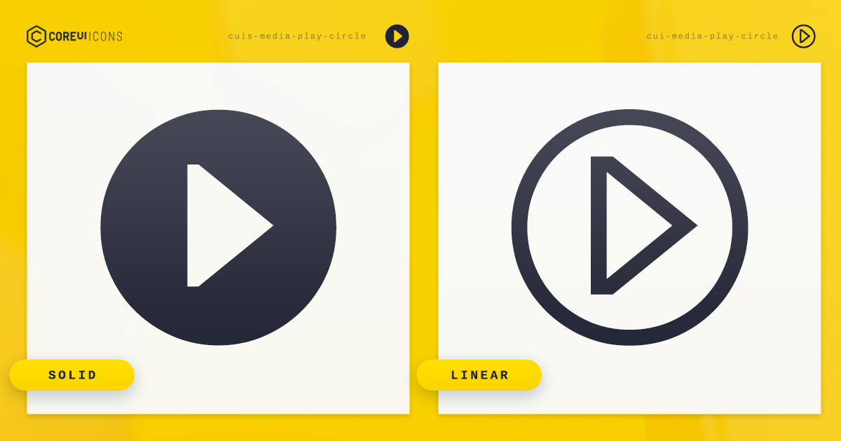Media Play Circle Icon · Linear · CoreUI Icons · SVG, JavaScript ... Media Play Circle Icon · Linear · CoreUI Icons · SVG, JavaScript ...