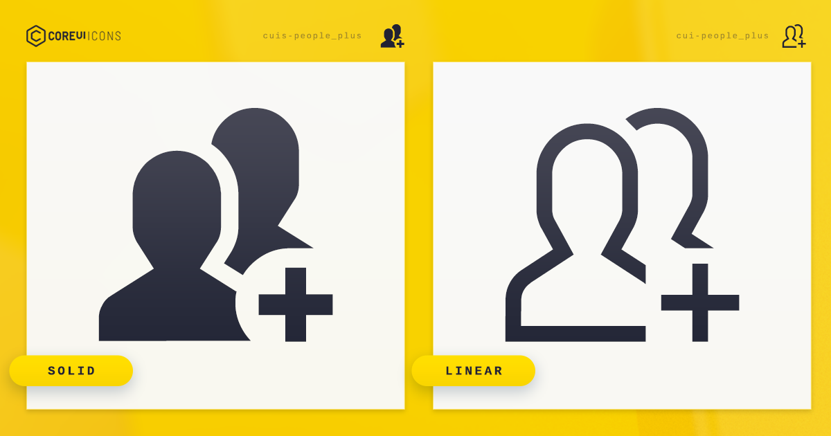 Peopleplus Icon · Linear · Coreui Icons · Svg Javascript Typescript 2162