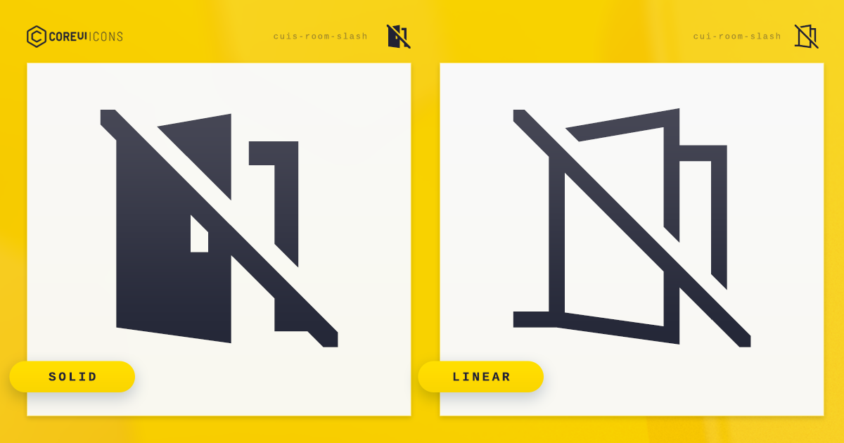 Room Slash Icon · Linear · CoreUI Icons · SVG, JavaScript, TypeScript ... Room Slash Icon · Linear · CoreUI Icons · SVG, JavaScript, TypeScript ...