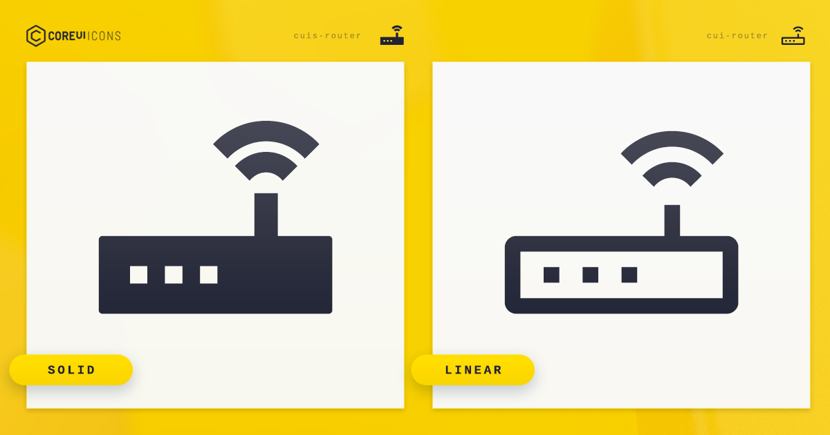 Router Icon · Linear · CoreUI Icons · SVG, JavaScript, TypeScript & Webfont Router Icon · Linear · CoreUI Icons · SVG, JavaScript, TypeScript & Webfont