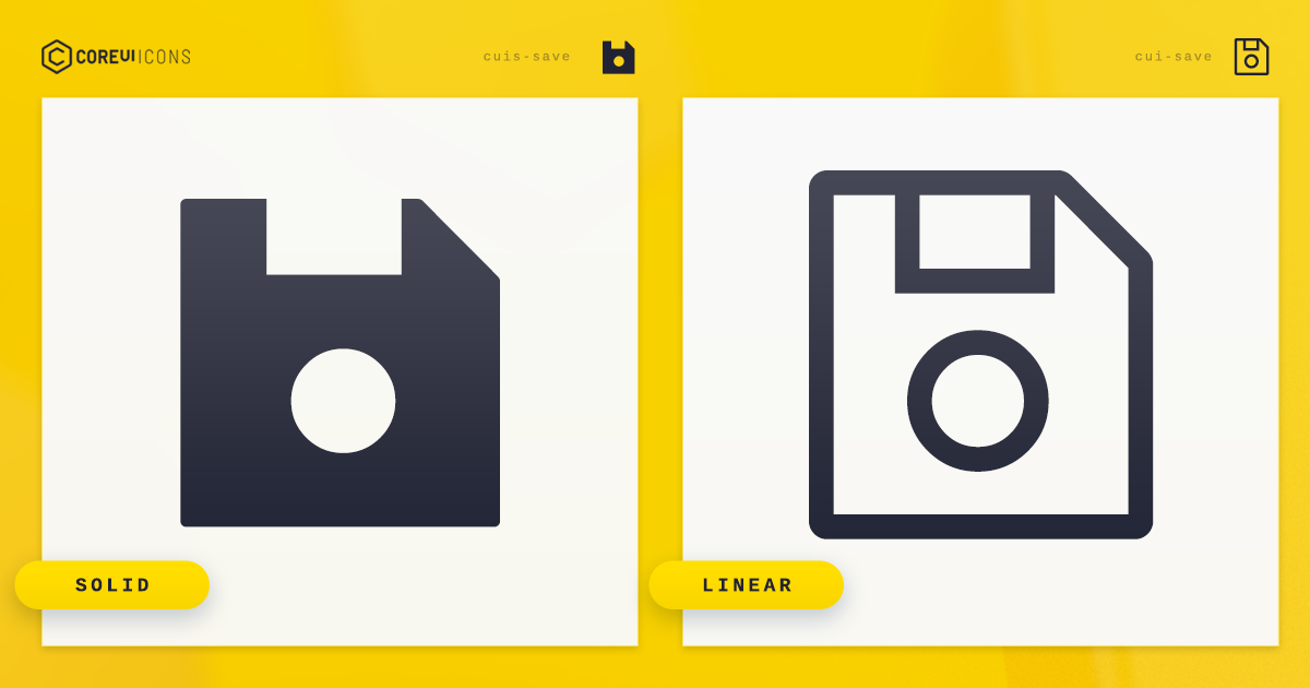 Save Icon · Free · Coreui Icons · Svg Javascript Typescript And Webfont