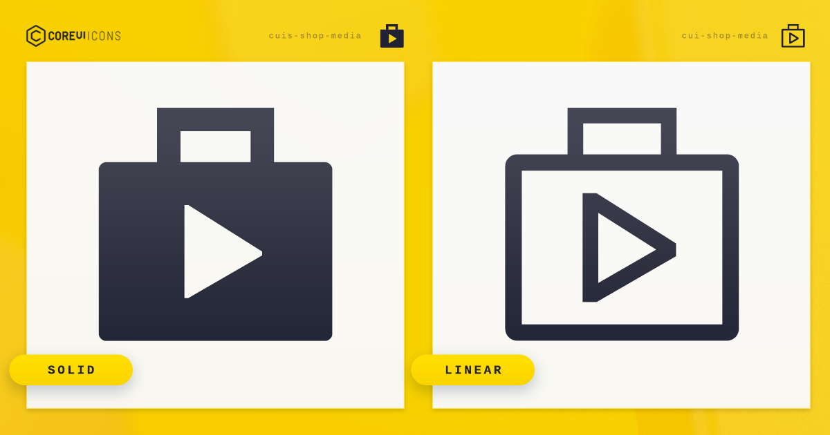 Shop Media Icon · Solid · Coreui Icons · Svg Javascript Typescript