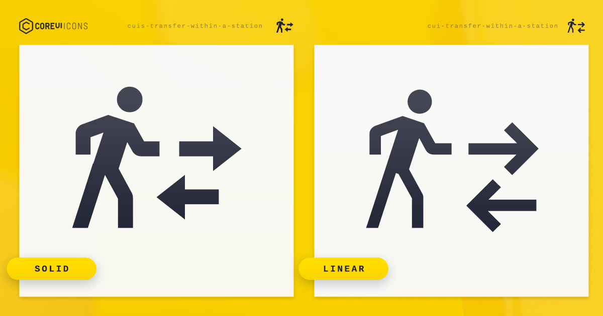 Transfer Within A Station Icon · Linear · Coreui Icons · Svg Javascript Typescript And Webfont