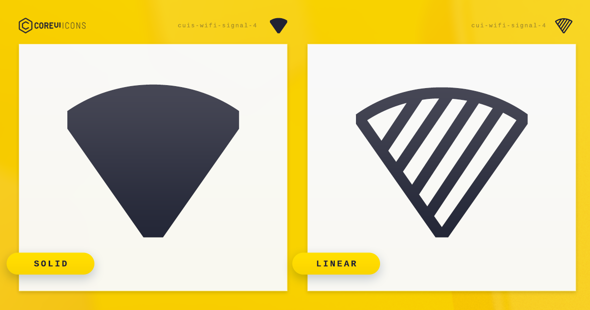 Wifi Signal 4 Icon · Linear · Coreui Icons · Svg Javascript Typescript And Webfont