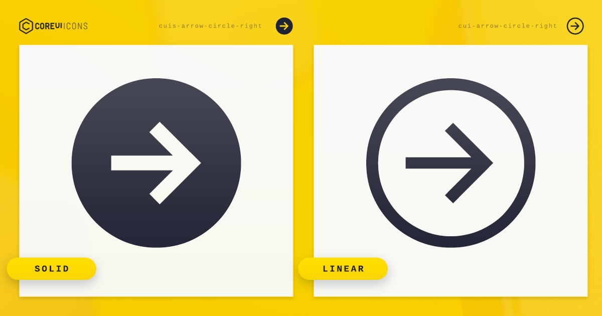 Arrow Circle Right Icon · Solid · Coreui Icons · Svg Javascript 8616