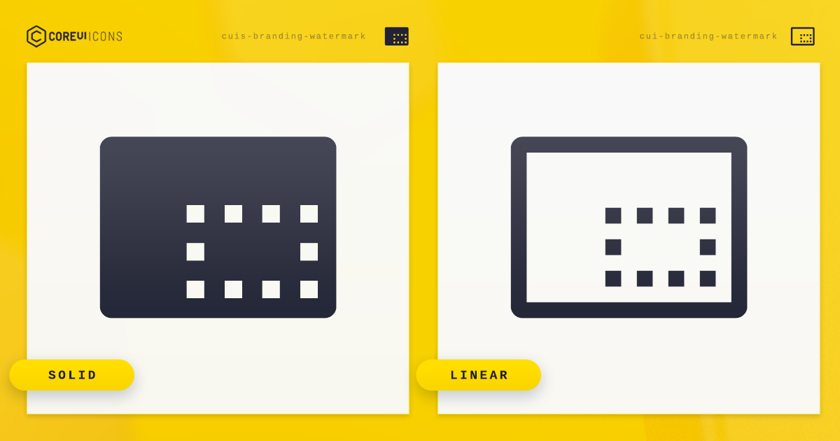 Branding Watermark Icon · Linear · Coreui Icons · Svg Javascript Typescript And Webfont