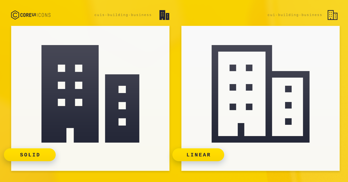 Building Business Icon · Linear · Coreui Icons · Svg Javascript Typescript And Webfont