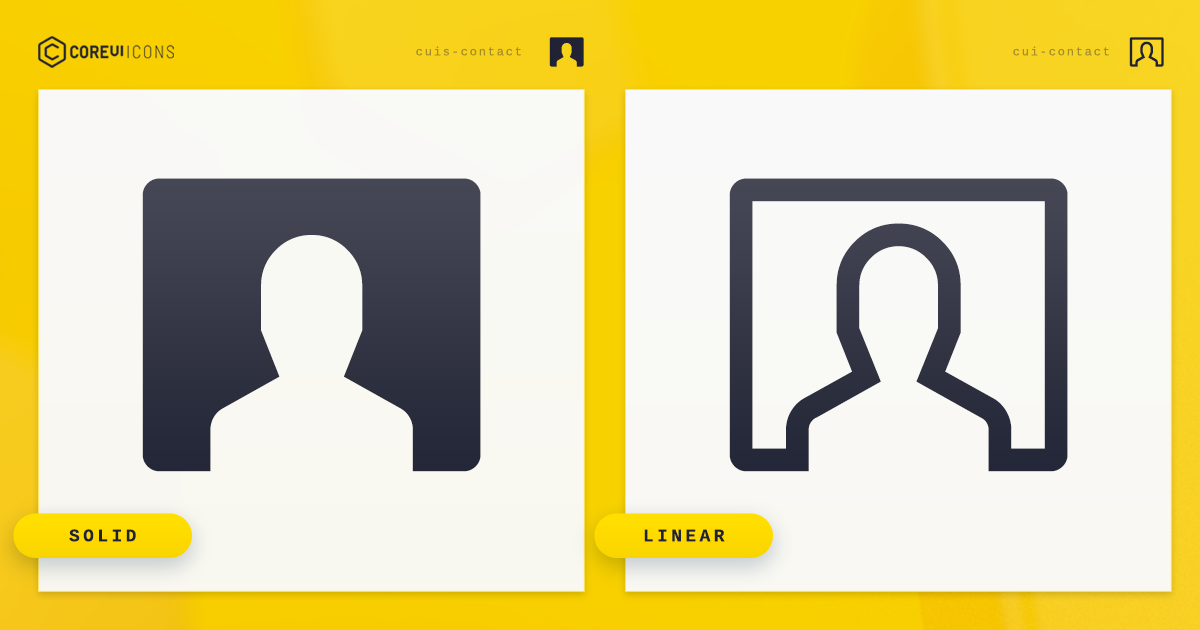 Contact Icon · Linear · Coreui Icons · Svg Javascript Typescript