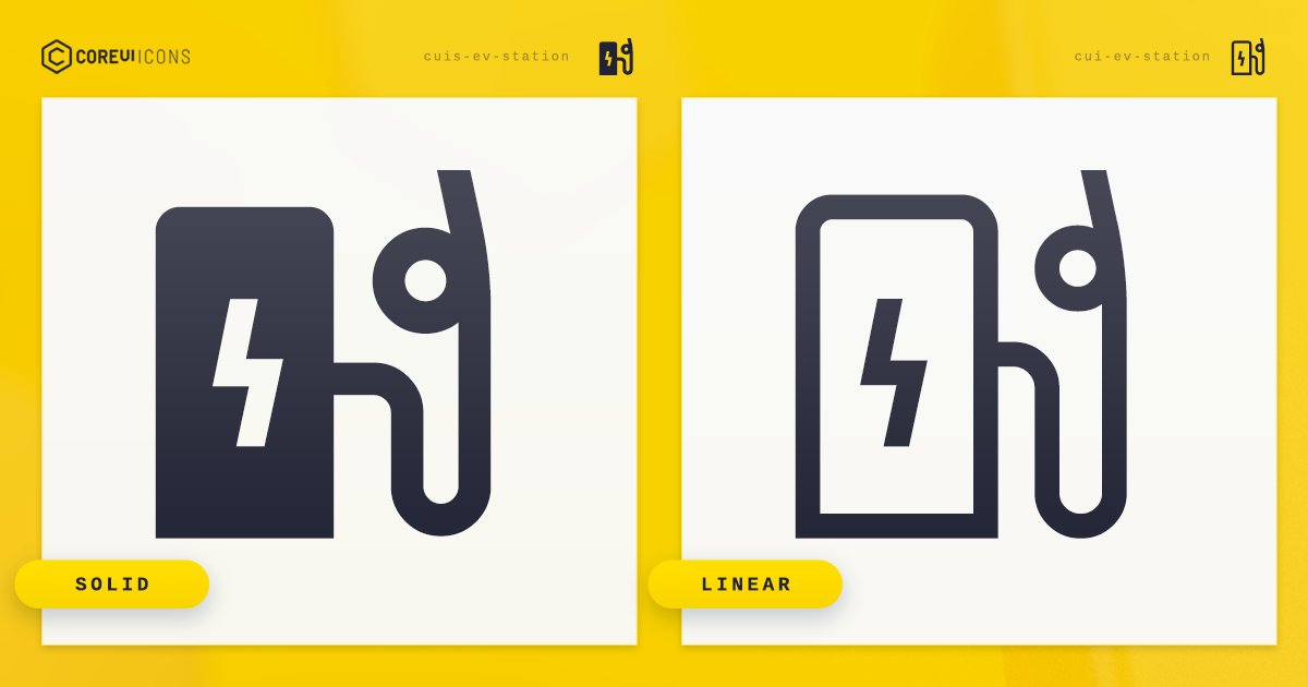 Ev Station Icon · Solid · Coreui Icons · Svg Javascript Typescript And Webfont
