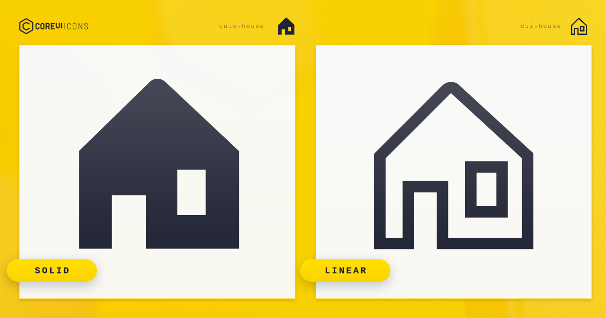 House Icon · Linear · Coreui Icons · Svg Javascript Typescript And Webfont