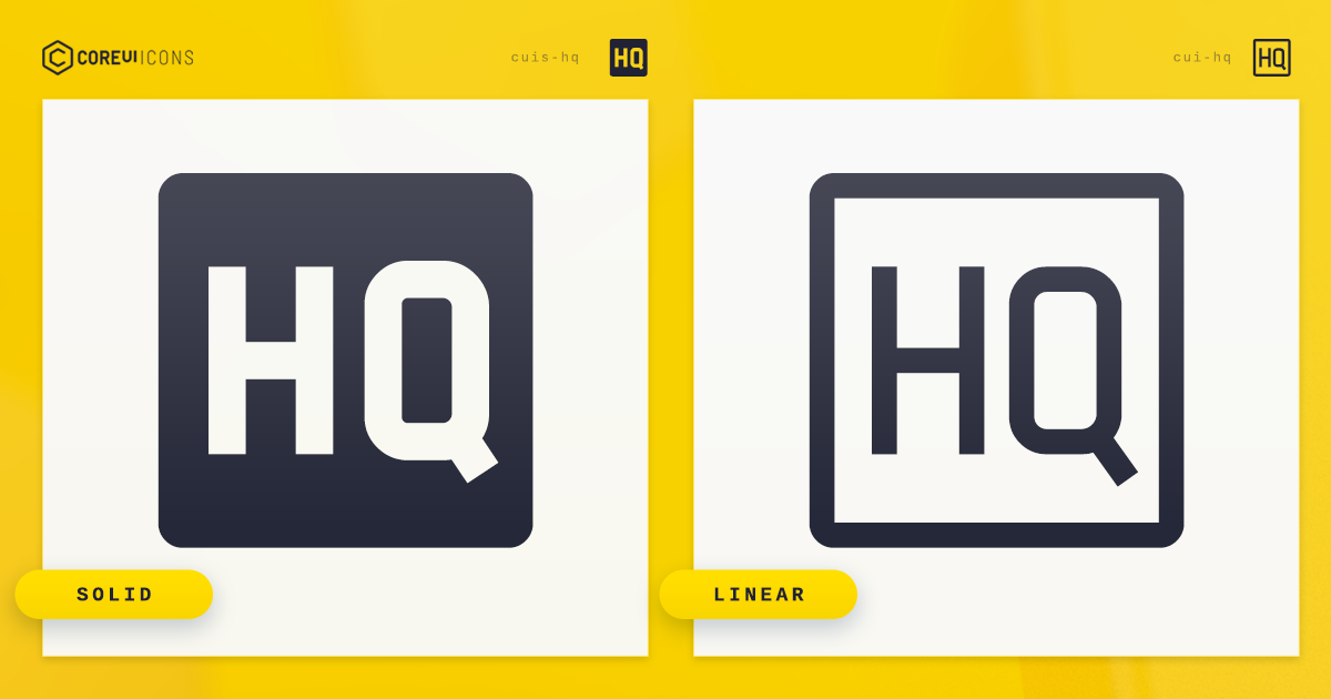 Hq Icon · Solid · Coreui Icons · Svg Javascript Typescript And Webfont