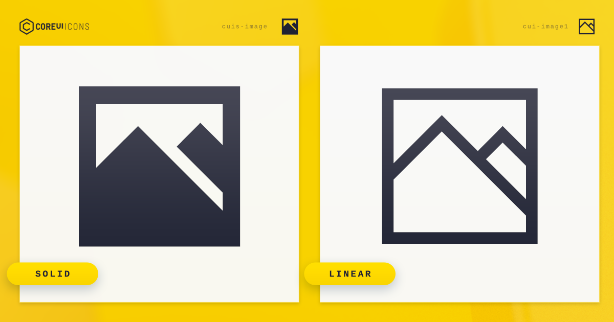 Image1 Icon · Linear · Coreui Icons · Svg Javascript Typescript And Webfont