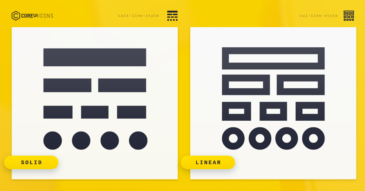 Line Style Icon · Linear · Coreui Icons · Svg Javascript Typescript And Webfont