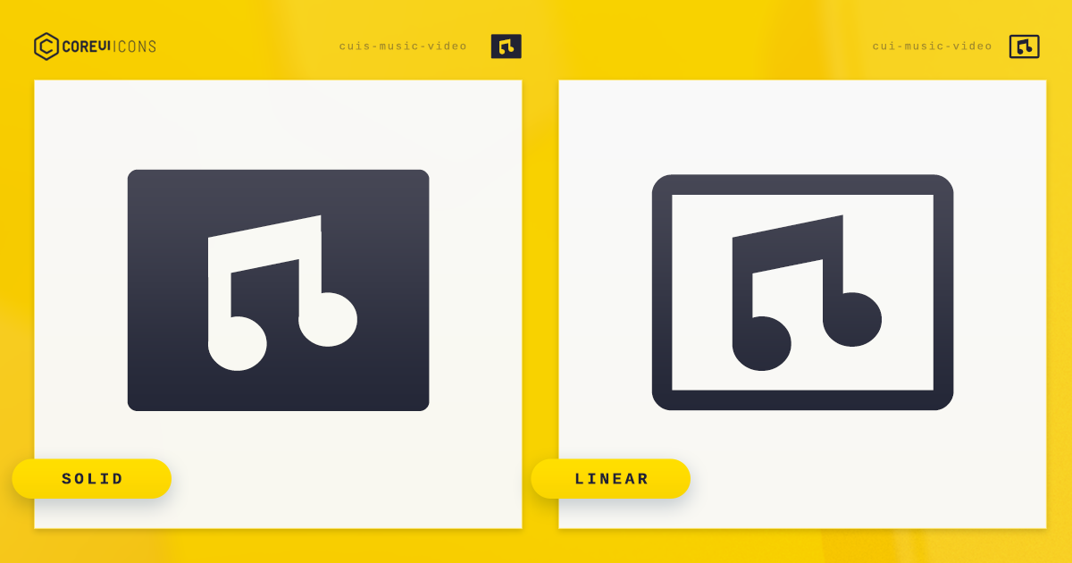 Music Video Icon · Linear · CoreUI Icons · SVG, JavaScript, TypeScript ... Music Video Icon · Linear · CoreUI Icons · SVG, JavaScript, TypeScript ...