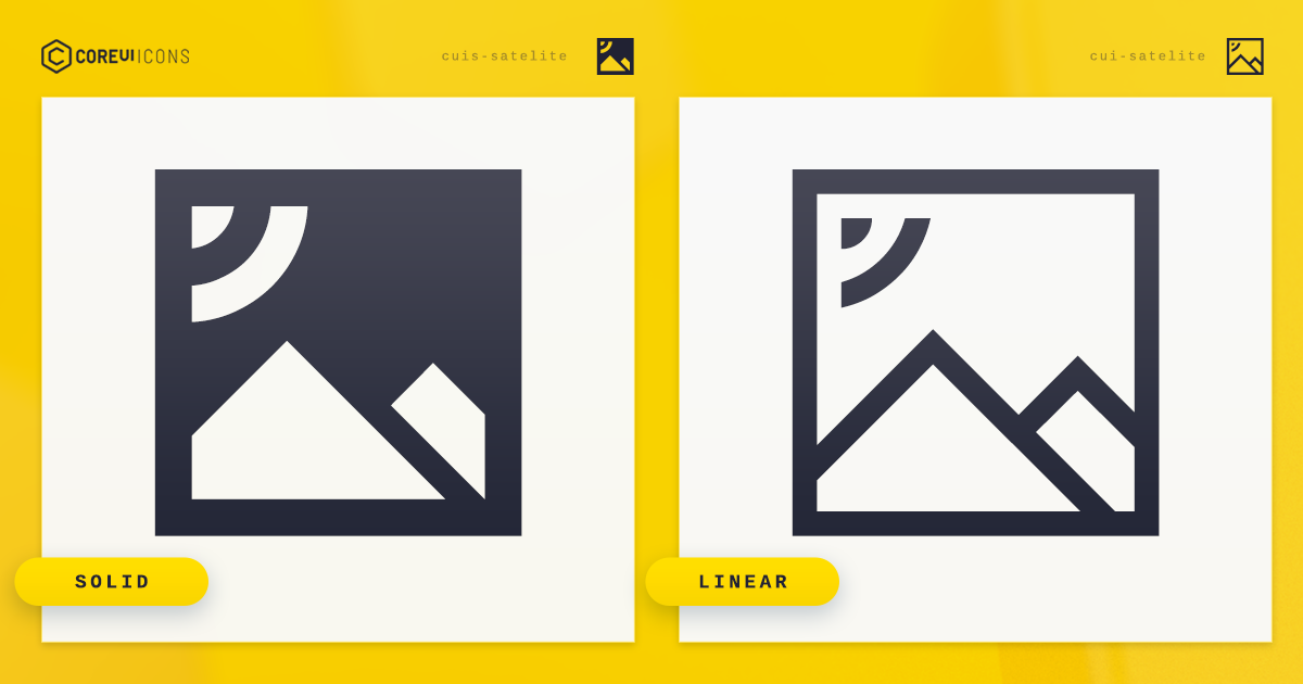 Satelite Icon · Linear · Coreui Icons · Svg Javascript Typescript And Webfont