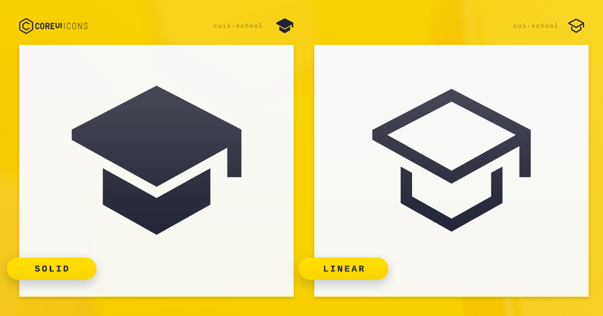 School Icon · Solid · Coreui Icons · Svg Javascript Typescript And Webfont