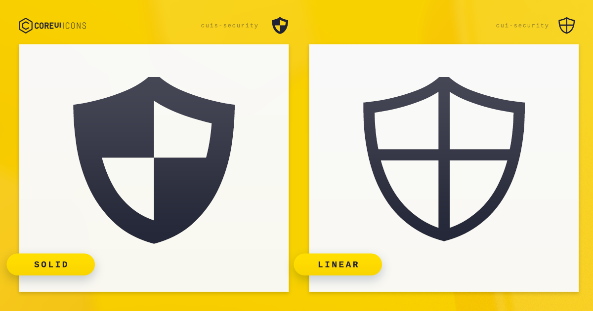 Security Icon · Solid · Coreui Icons · Svg Javascript Typescript And Webfont
