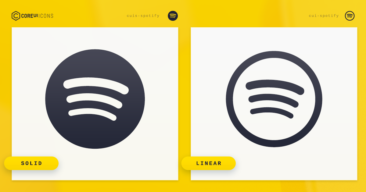 Spotify Icon · Brand · Coreui Icons · Svg Javascript Typescript And Webfont