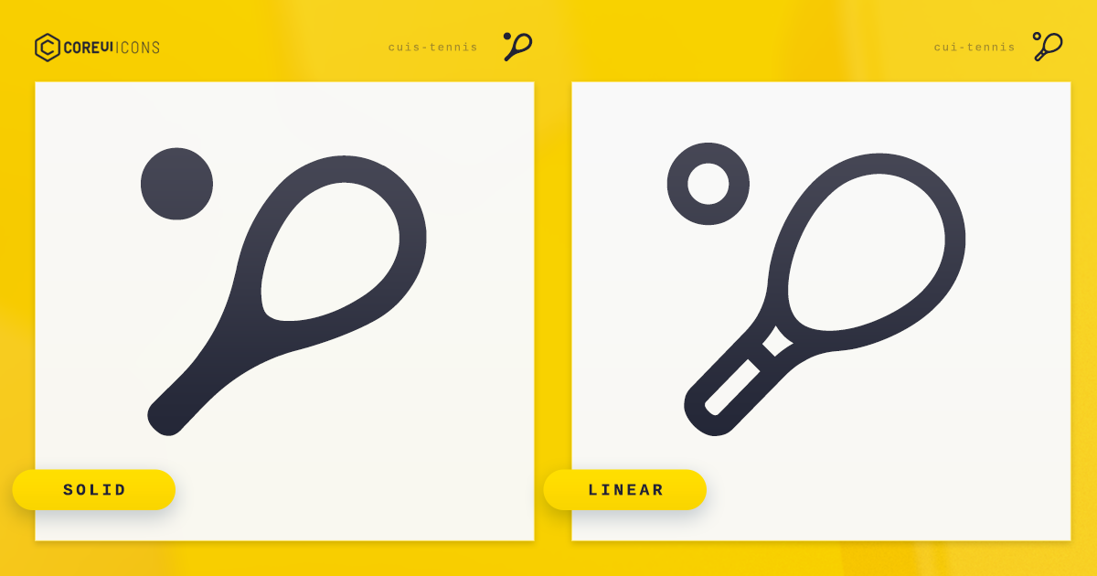 Tennis Icon · Linear · Coreui Icons · Svg Javascript Typescript And Webfont