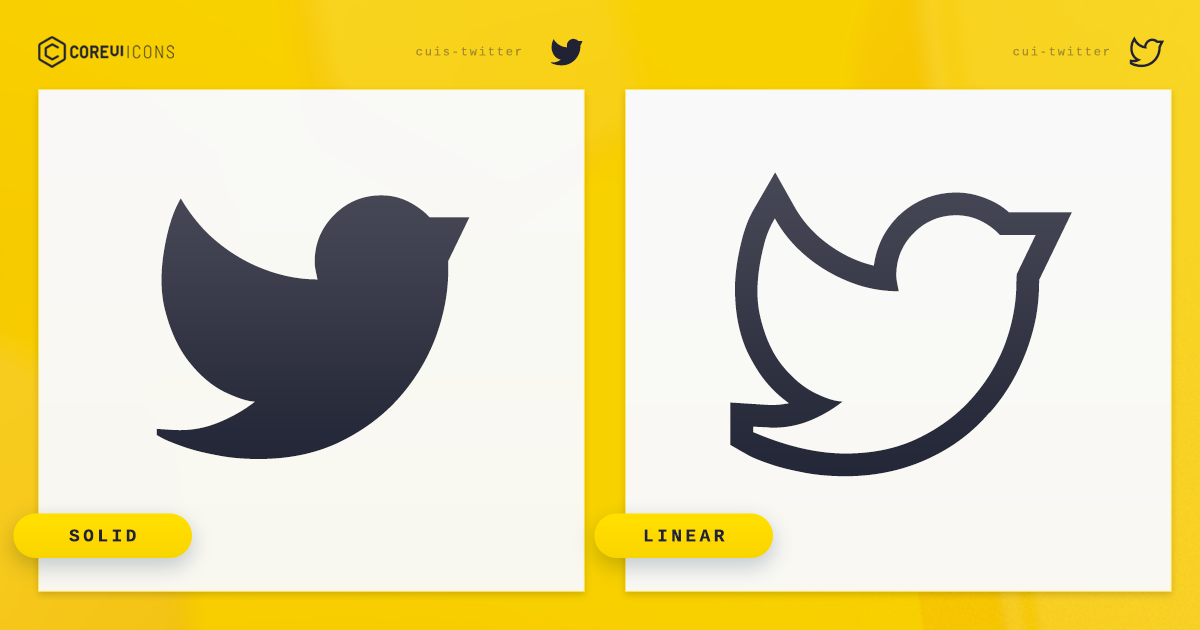 Twitter Icon · Brand · Coreui Icons · Svg Javascript Typescript And Webfont