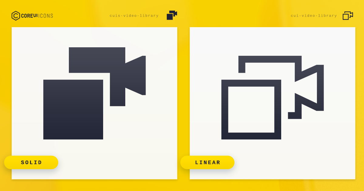 Video Library Icon · Linear · CoreUI Icons · SVG, JavaScript ... Video Library Icon · Linear · CoreUI Icons · SVG, JavaScript ...