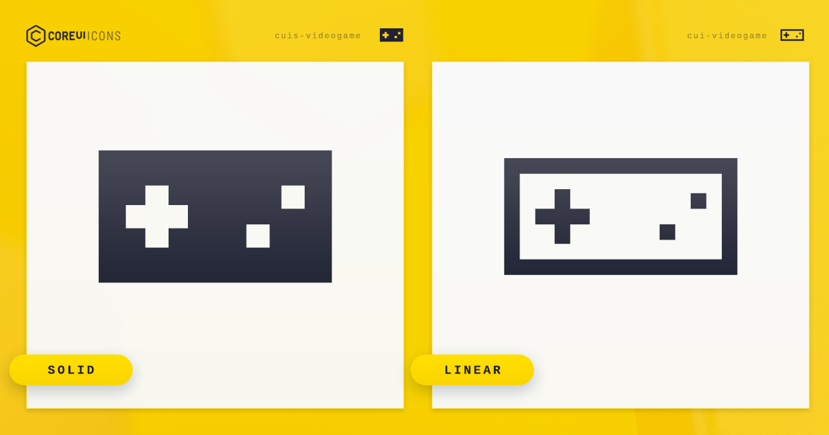 Videogame Icon · Linear · Coreui Icons · Svg Javascript Typescript And Webfont