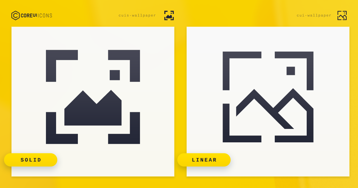 Wallpaper Icon · Solid · Coreui Icons · Svg Javascript Typescript And Webfont