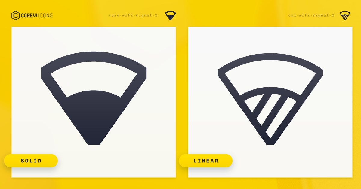 Wifi Signal 2 Icon · Linear · Coreui Icons · Svg Javascript Typescript And Webfont